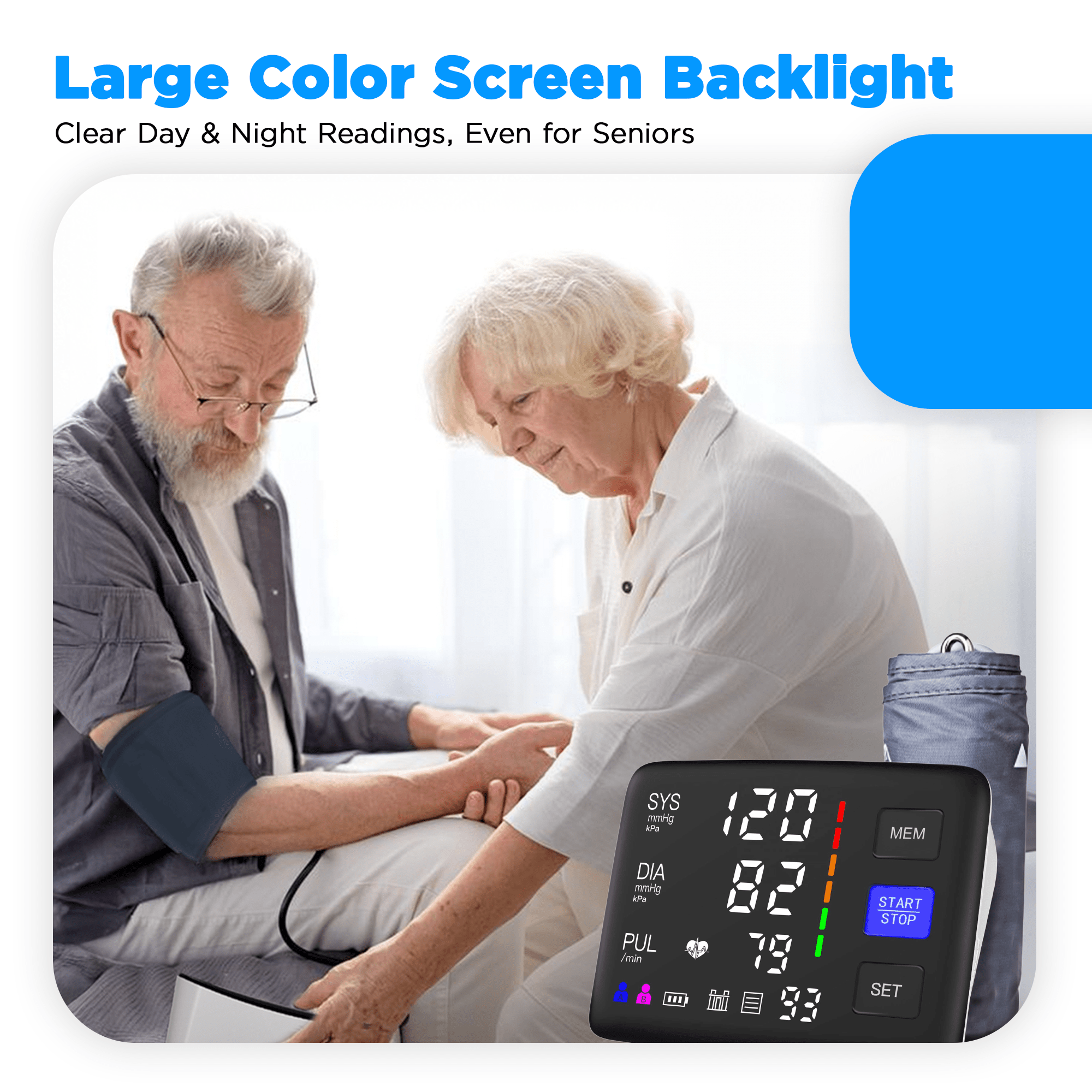Digital Blood Pressure Monitor Home Use Accurate Readings – TipTop Health